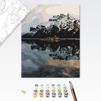 Malen nach Zahlen Berge | Dovido.de