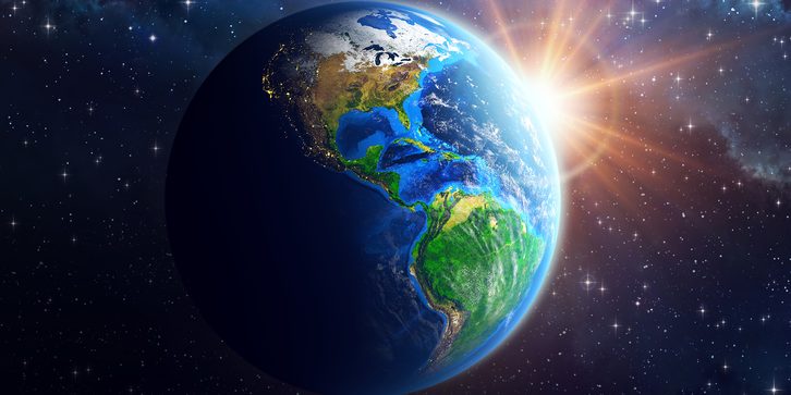 Slika modri planet Zemlja | Dovido.si