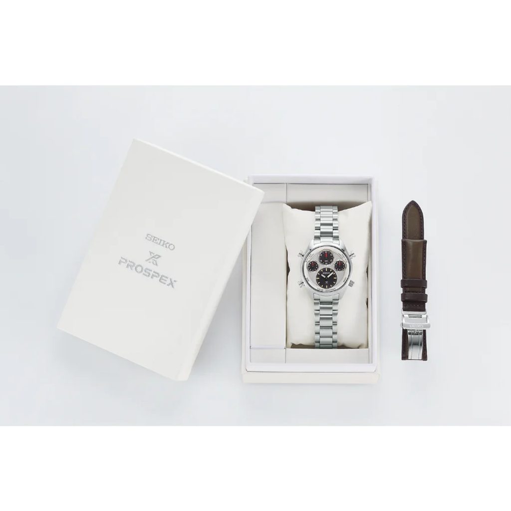 Seiko Prospex SFJ009P1 Speedtimer 1/100 sec Solar Chronograph 110th ...