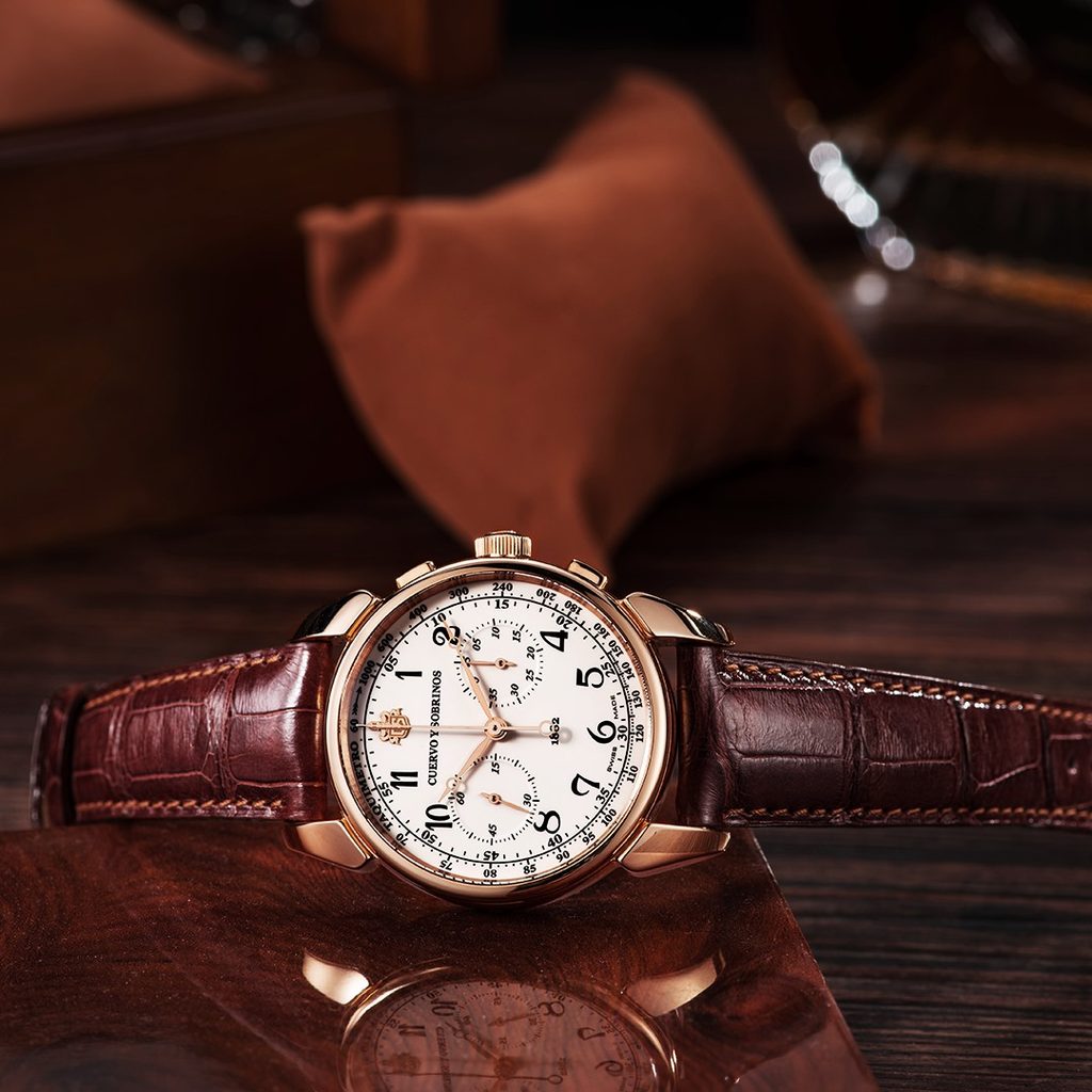 Cuervo y Sobrinos Historiador Crono Landeron 3148.9B | Helveti.cz