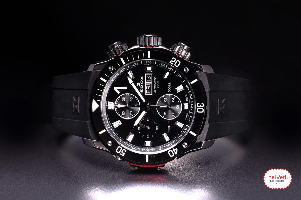 EDOX CO-1 Chronograph Automatic 01128-3NRCA-NN | Helveti.eu