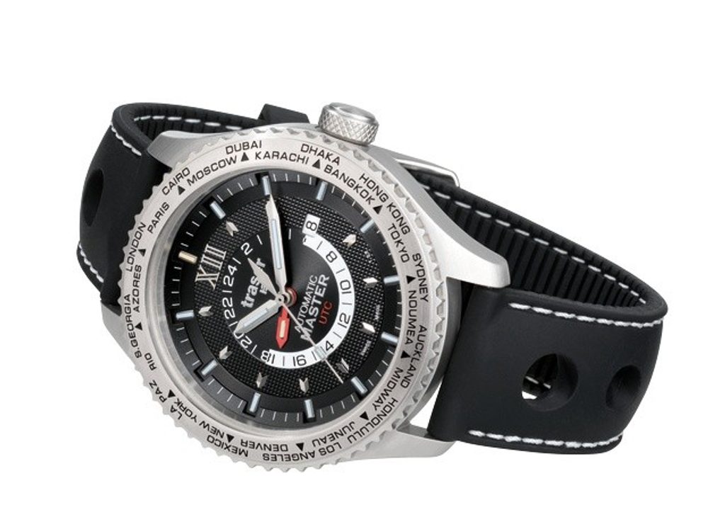 Traser Classic Automatic Master Utc silicone | Helveti.eu
