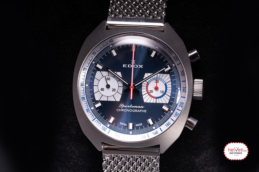EDOX Sportsman Chronographe Automatic Limited Edition 08202-3BU-BUIN | Helveti.eu