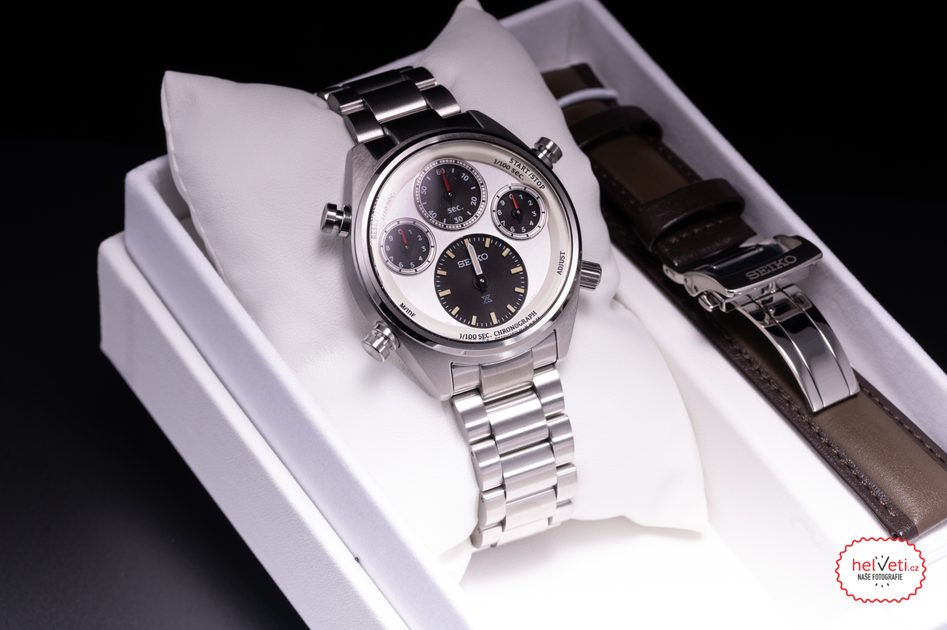 Seiko Prospex SFJ009P1 Speedtimer 1/100 sec Solar Chronograph 110th ...