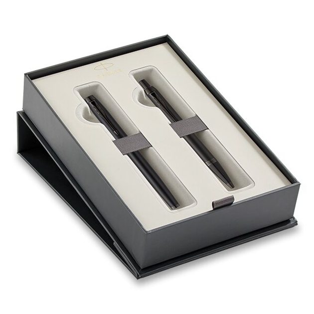 Gift set Fountain pen and ballpoint pen Parker IM Achromatic Black BT 1502/3191687 | Helveti.eu