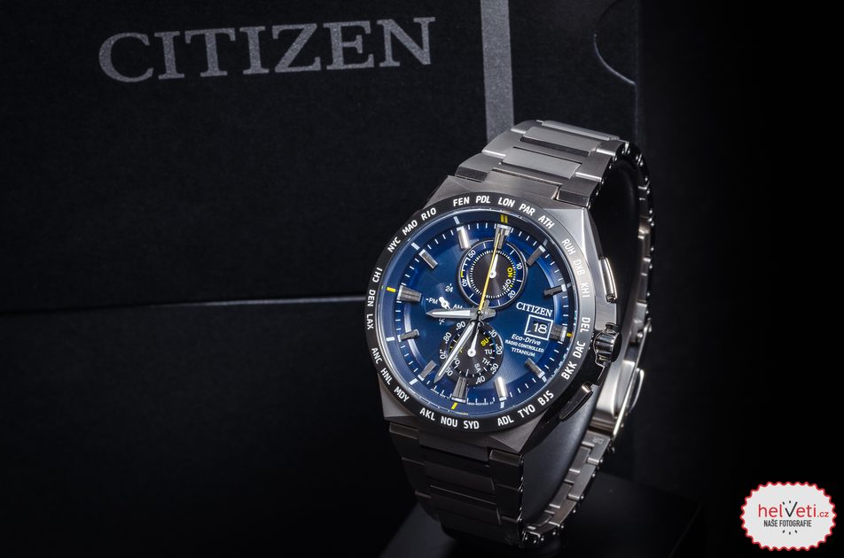 Citizen Worldtime Radio Controlled Super Titanium AT8234-85L | Helveti.eu