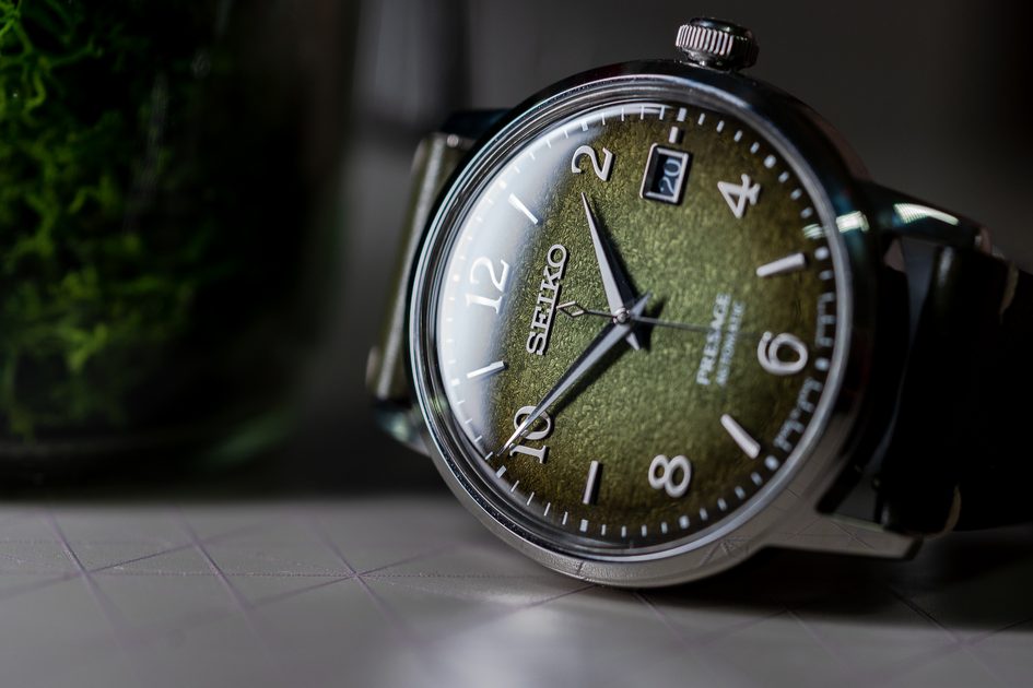Seiko Presage SRPF41J1 Cocktail Time Matcha Limited Edition | Helveti.cz