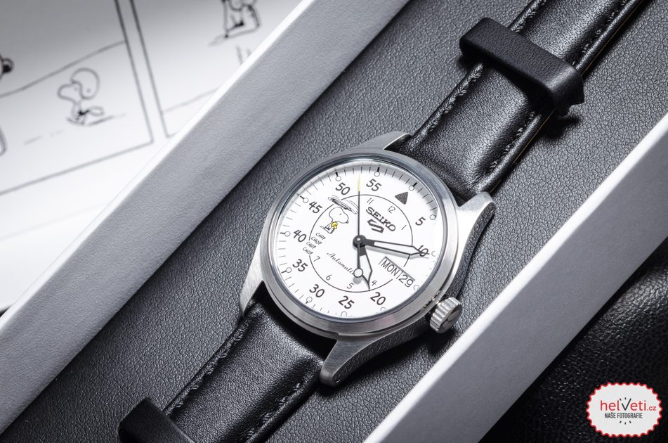 Seiko 5 Sports Automatic SRPK27K1 x Peanuts ‘Parachute’ Limited Edition ...
