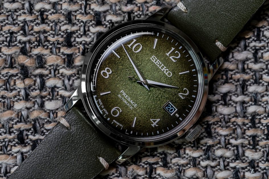 Seiko Presage SRPF41J1 Cocktail Time Matcha Limited Edition | Helveti.cz