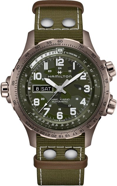 Hamilton Khaki Aviation X-Wind Day Date Auto H77775960 | Helveti.cz