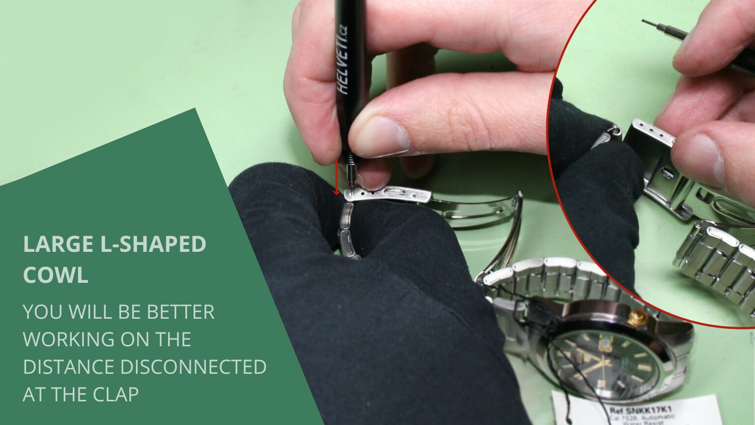 Watch Academy: How to shorten the metal bracelet of a watch | Helveti.eu