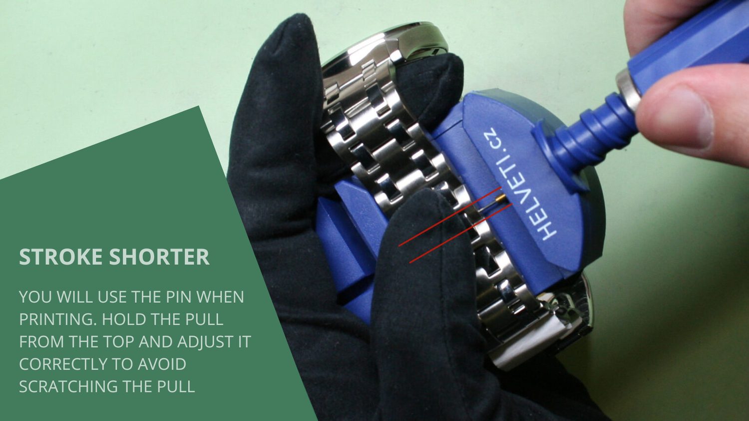 Watch Academy: How to shorten the metal bracelet of a watch | Helveti.eu