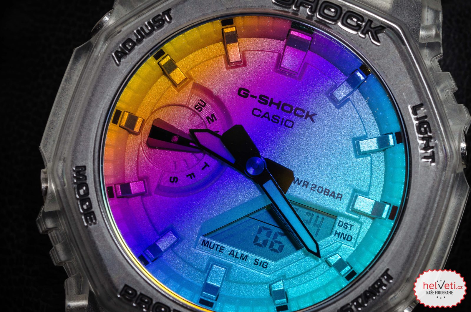 Casio G-Shock GA-2100SRS-7AER Iridescent Color Series | Helveti.cz ...