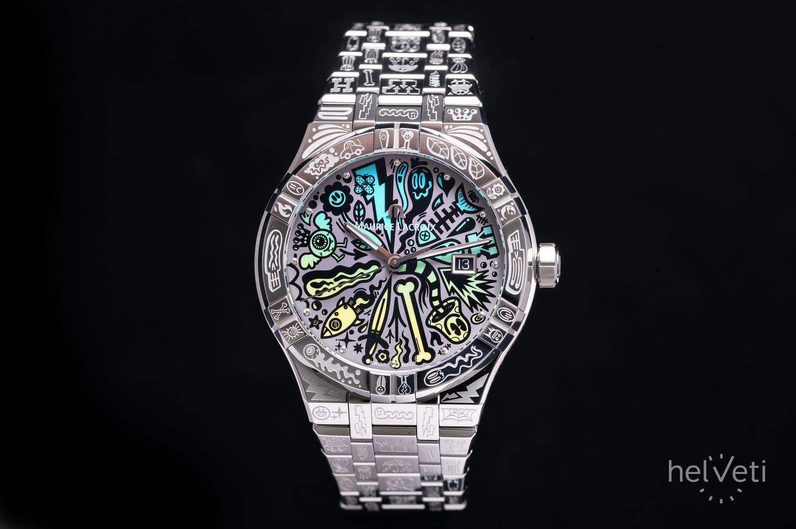 Maurice Lacroix Aikon Automatic Wotto Limited Edition AI6008-SS009-090 ...