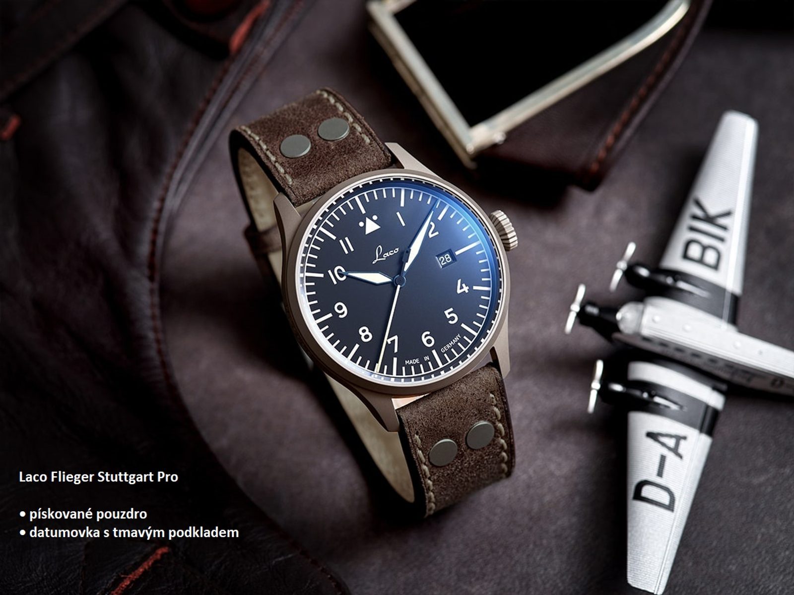 Laco Flieger Stuttgart Pro 37 Handwinding | Helveti.cz
