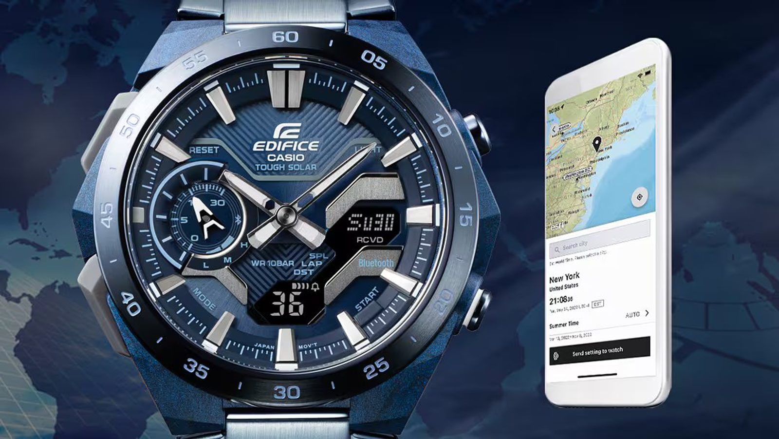 Casio Edifice ECB-2200CB-2AEF Windflow | Helveti.cz