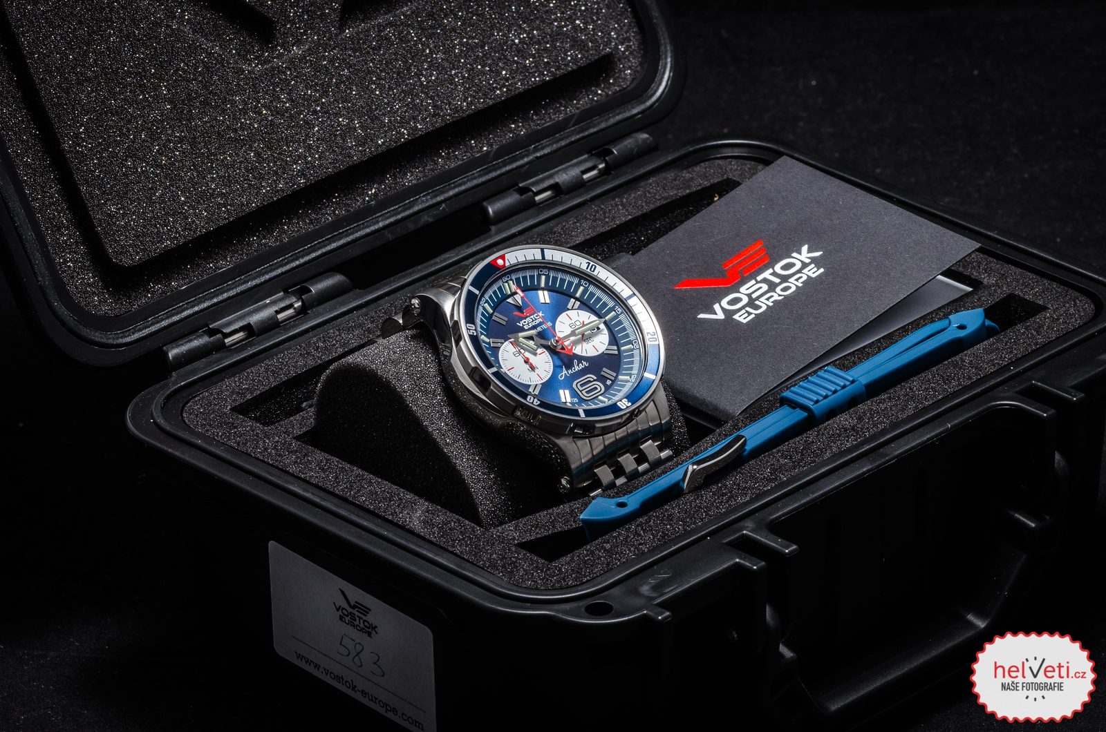 Vostok Europe Anchar Submarine Chrono Line 6S21-510A583B | Helveti.cz