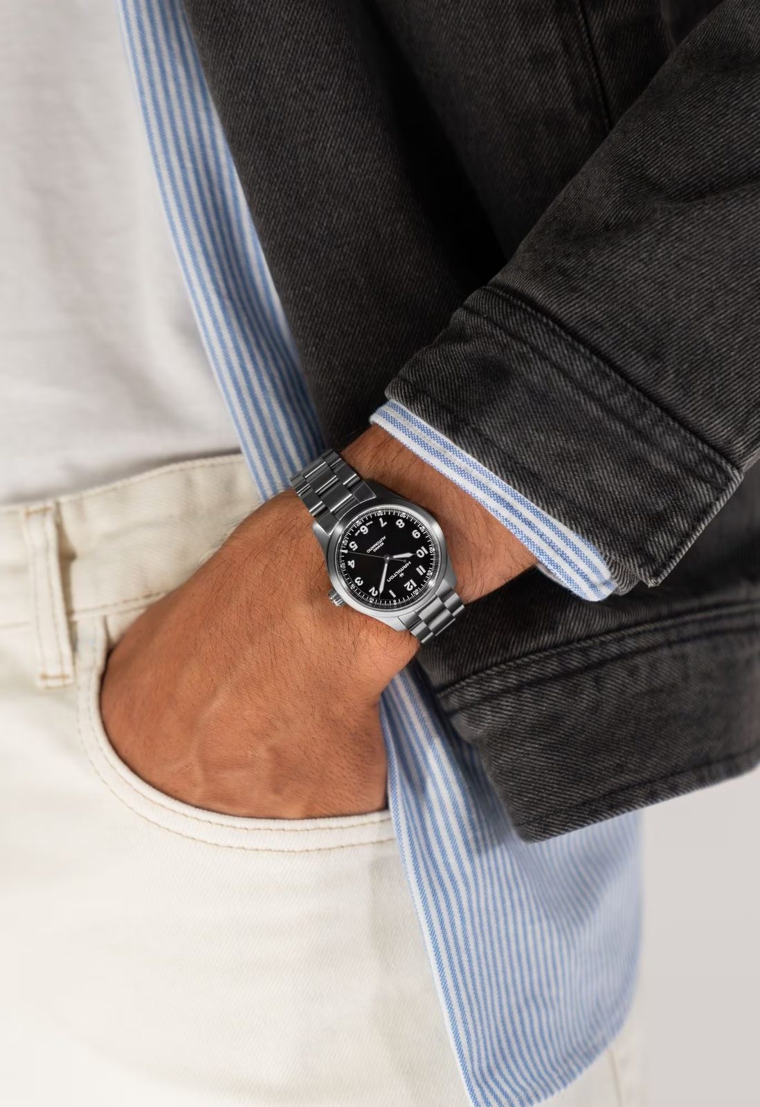 Hamilton Khaki Field Titanium Auto Engineered Garments Limited Edition ...