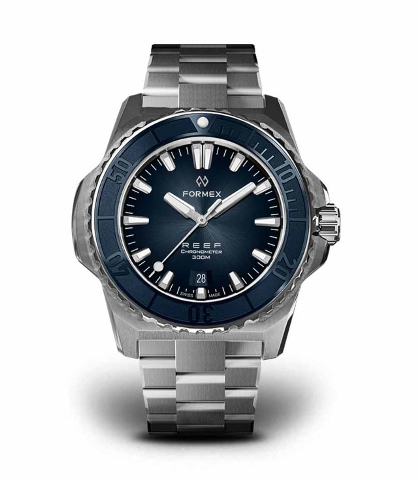 Formex Reef 42 Automatic Chronometer Blue Dial | Helveti.cz