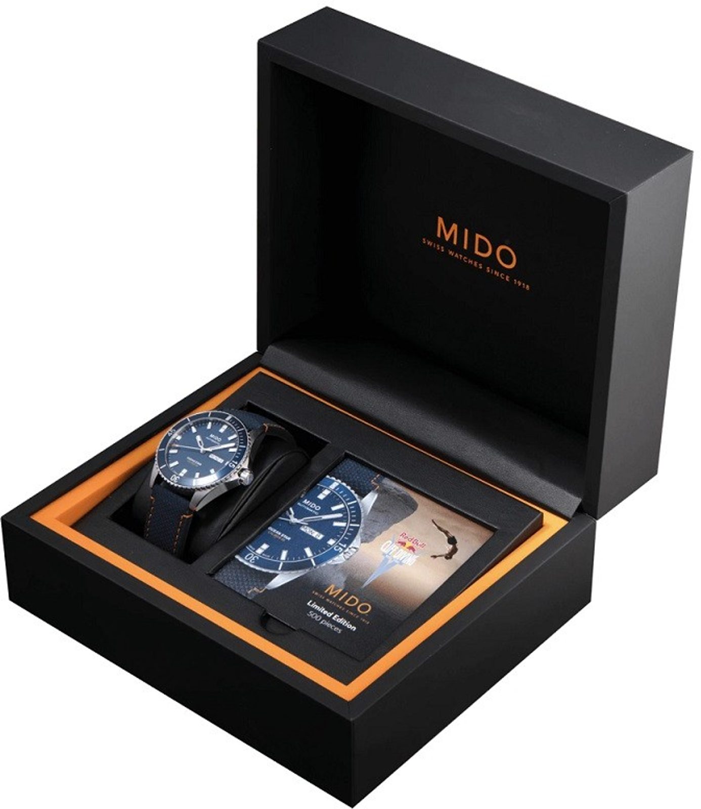 Mido Ocean Star 200 Red Bull Cliff Diving Limited Edition M026.430.17 ...