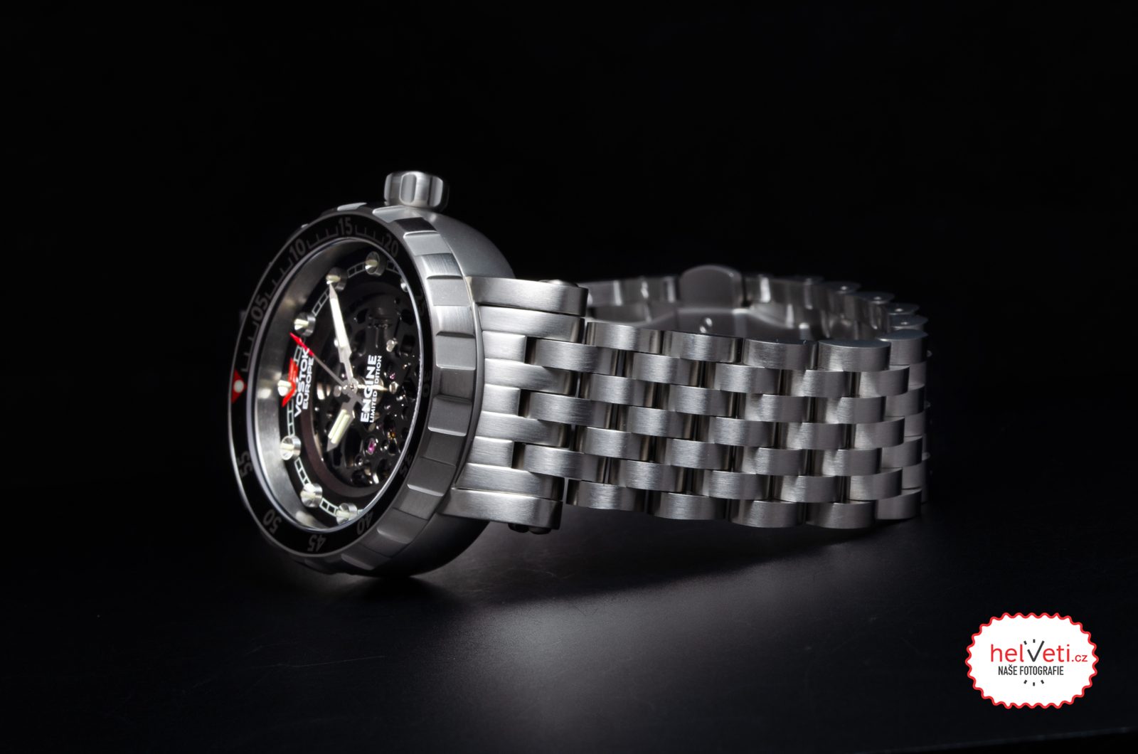 Vostok Europe Engine Automatic Skeleton NH72-571A646B | Helveti.cz