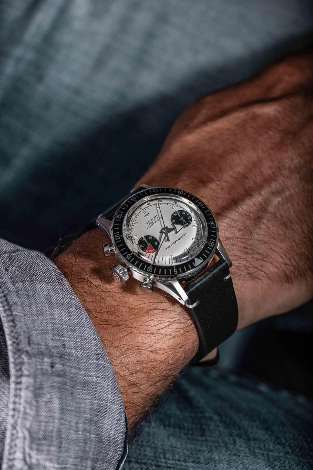 Nivada Grenchen Chronomaster White Panda Inter. Bezel - Manual | Helveti.cz