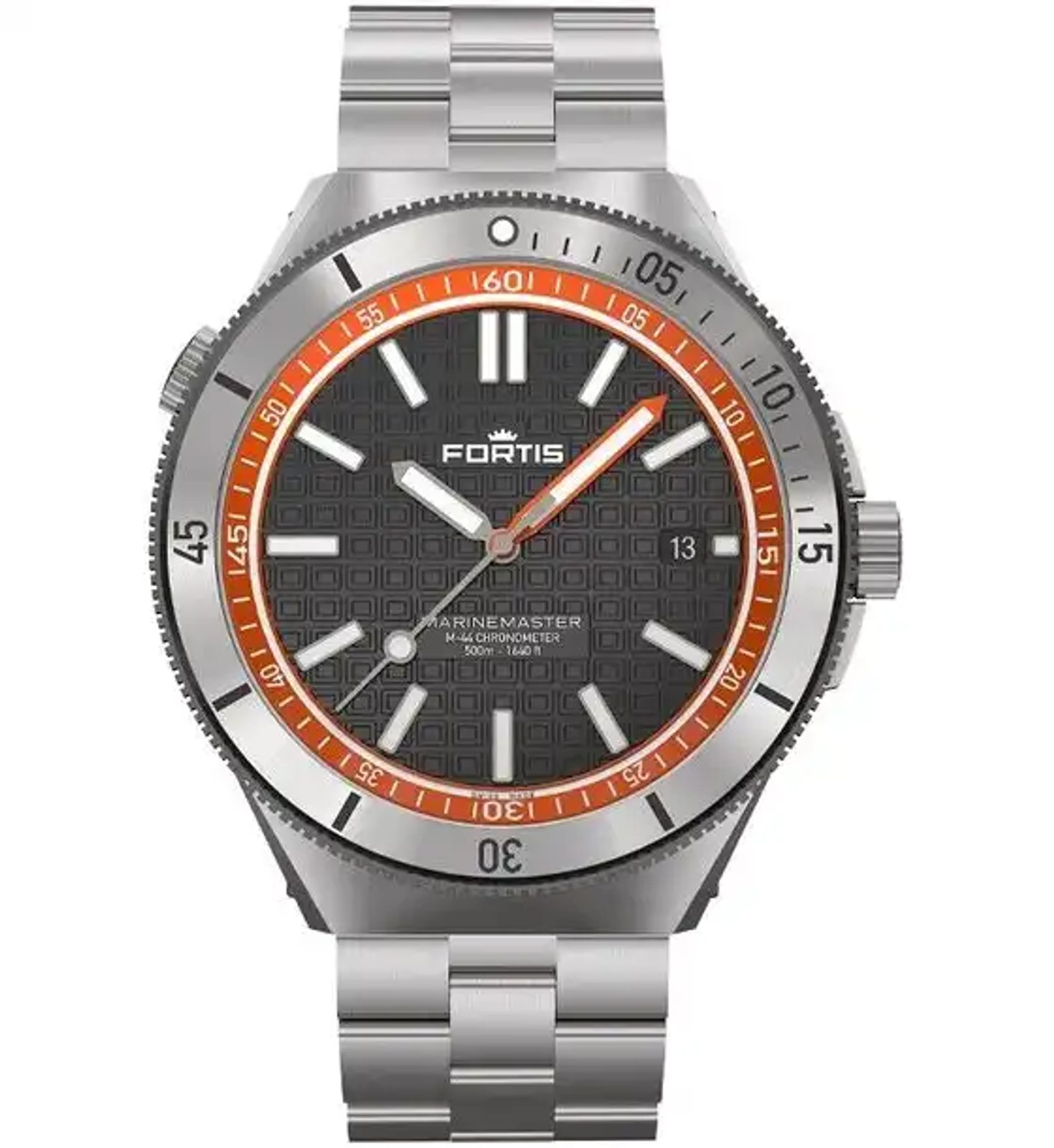 Fortis Marinemaster, Male, functions COSC | Helveti.eu