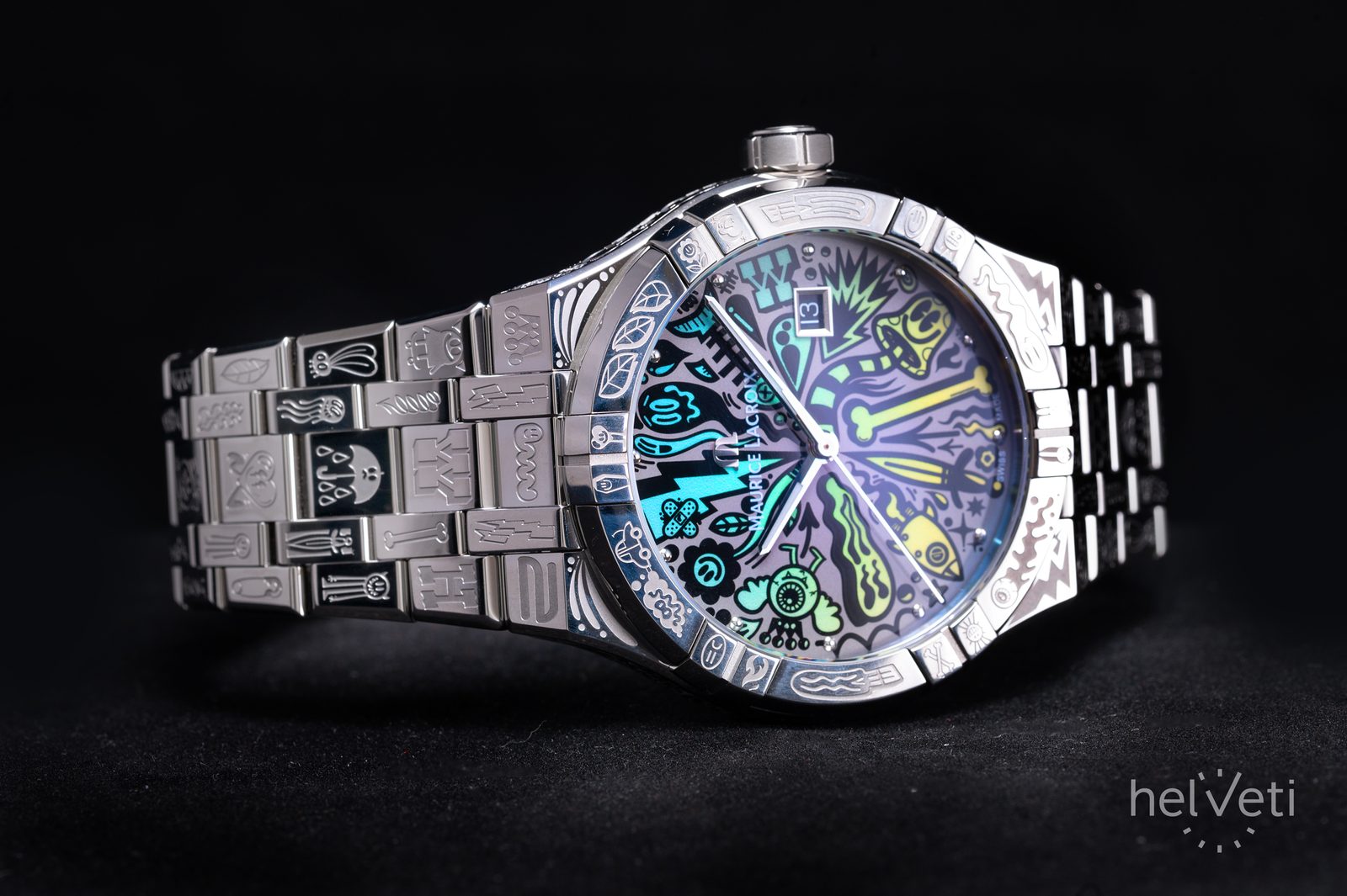 Maurice Lacroix Aikon Automatic Wotto Limited Edition AI6008-SS009-090 ...