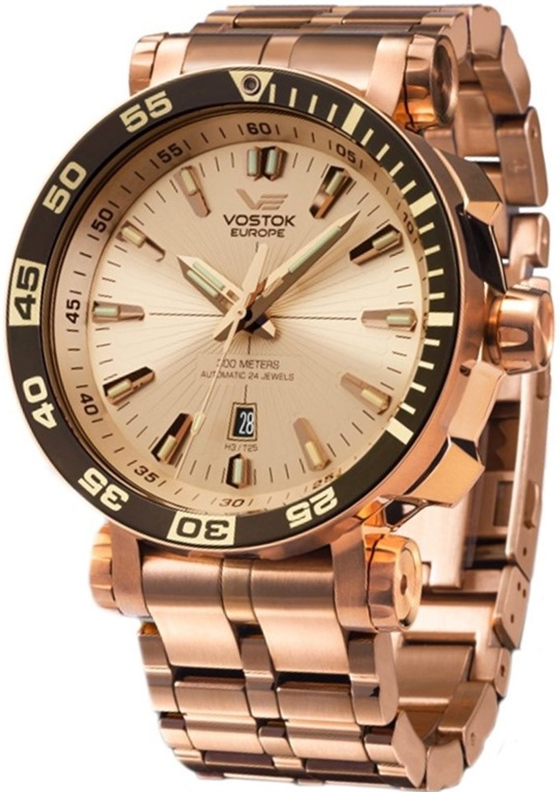 Men's pink watches ⏱️ 5 years warranty + gift | Helveti.eu