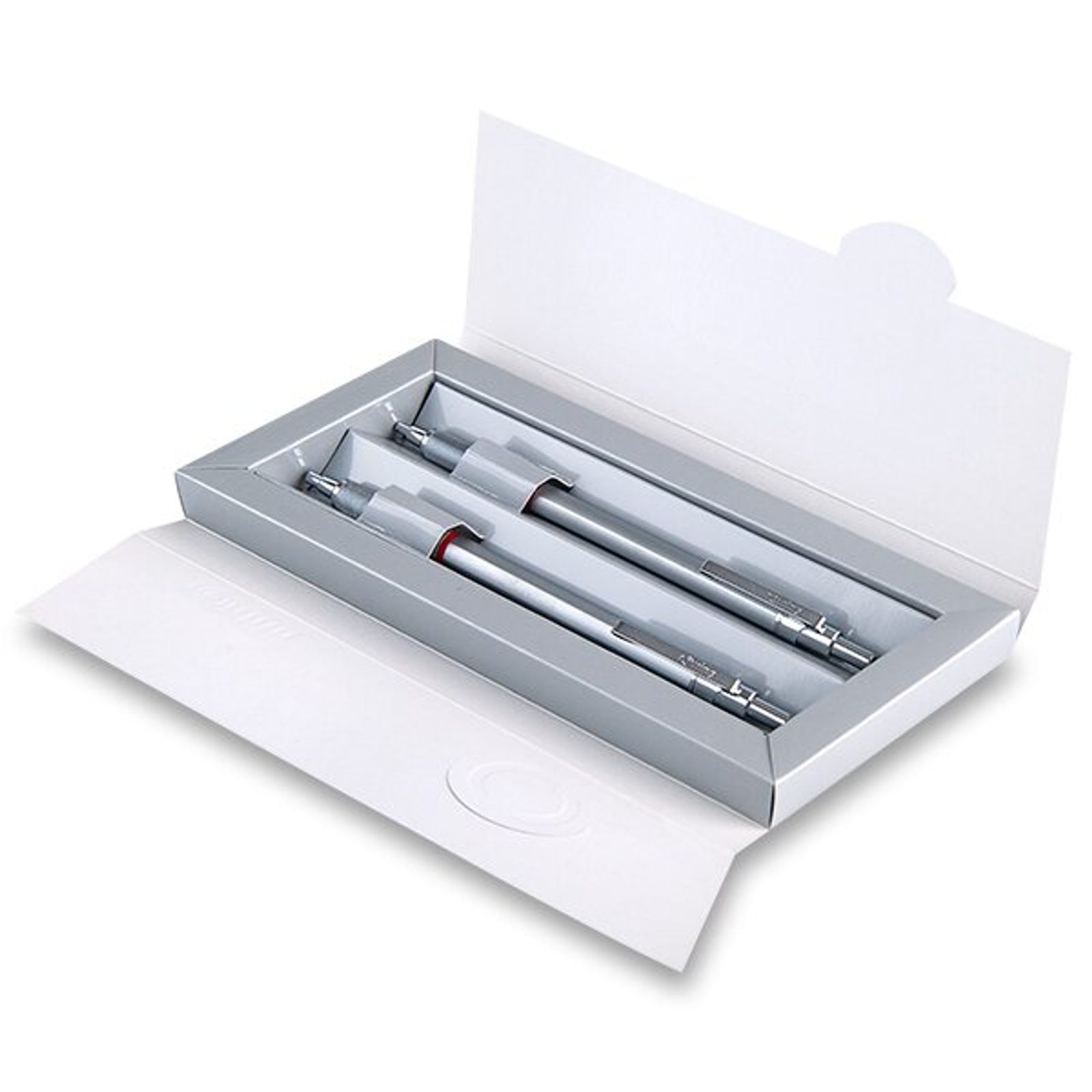 Set ballpoint pen and mechanical pencil Rotring Rapid Pro Silver 1520/ ...
