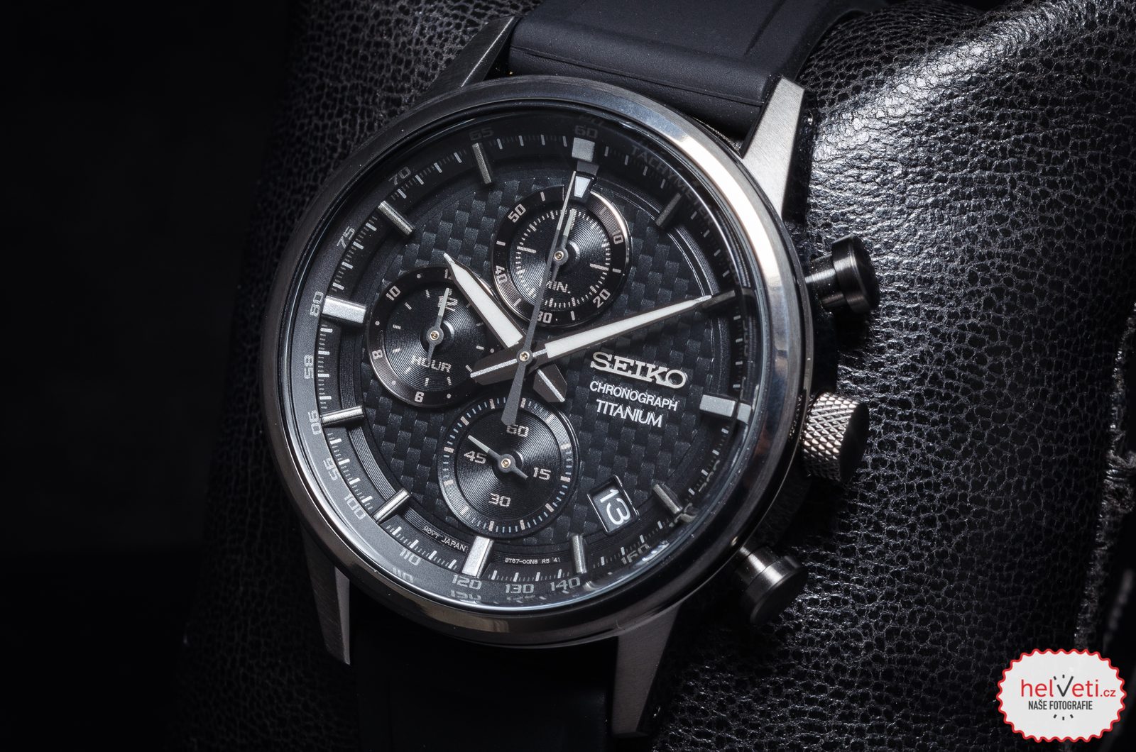 Seiko Quartz Titanium Chronograph SSB393P1 | Helveti.cz