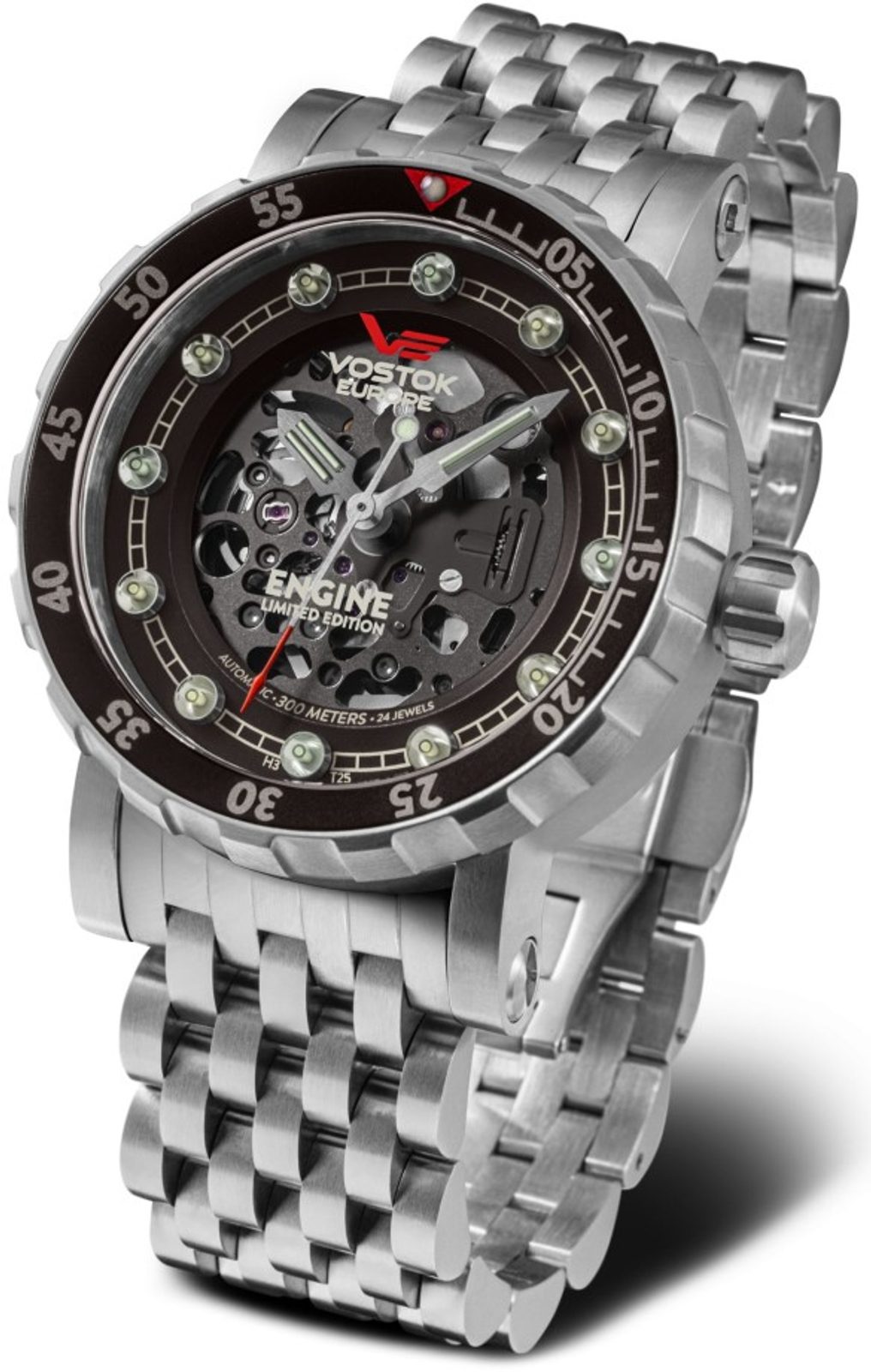 Vostok Europe Engine Automatic Skeleton NH72-571A646B | Helveti.cz