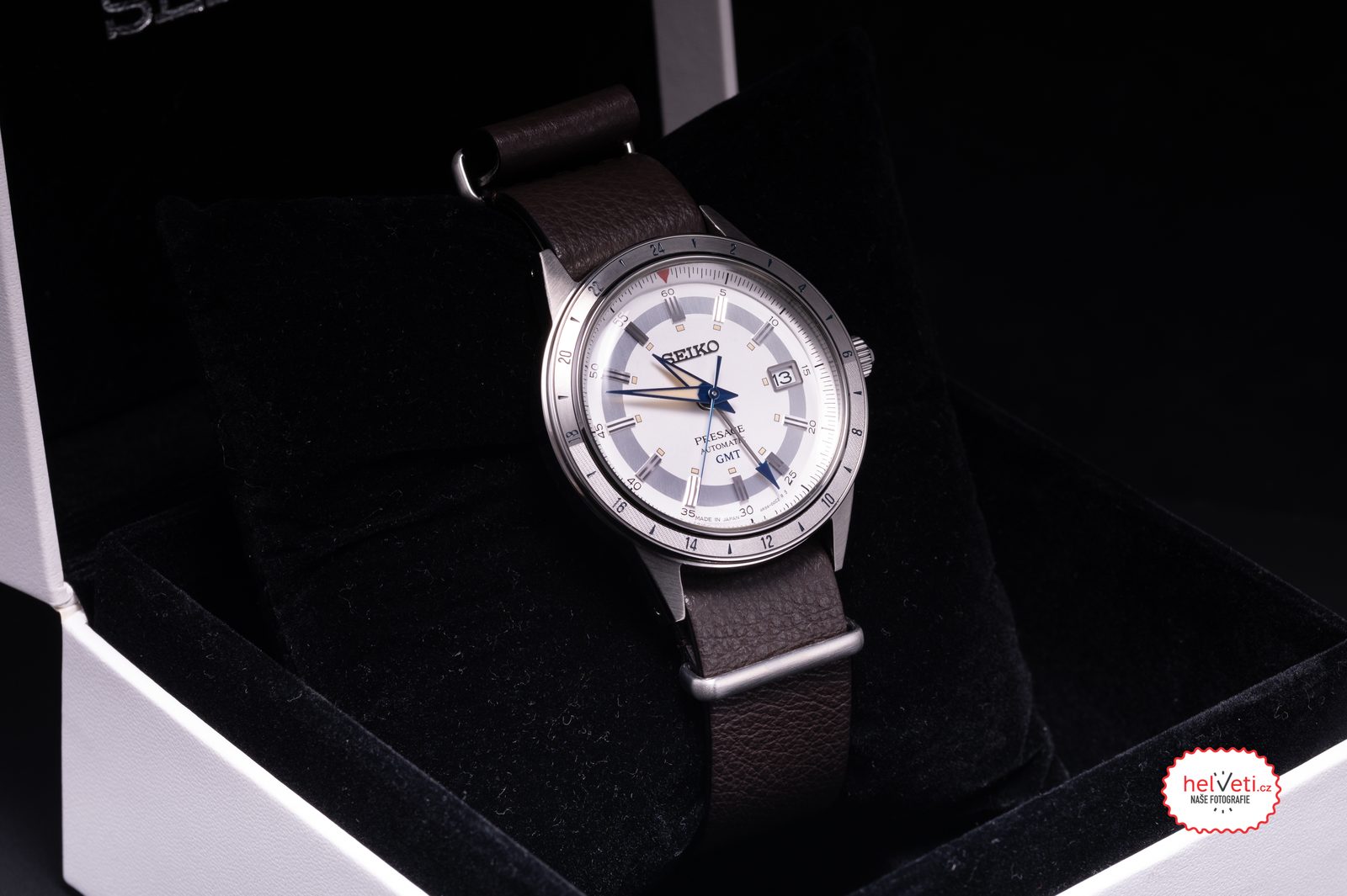 Seiko Presage SSK015J1 Style60's GMT 110th Watchmaking Anniversary ...