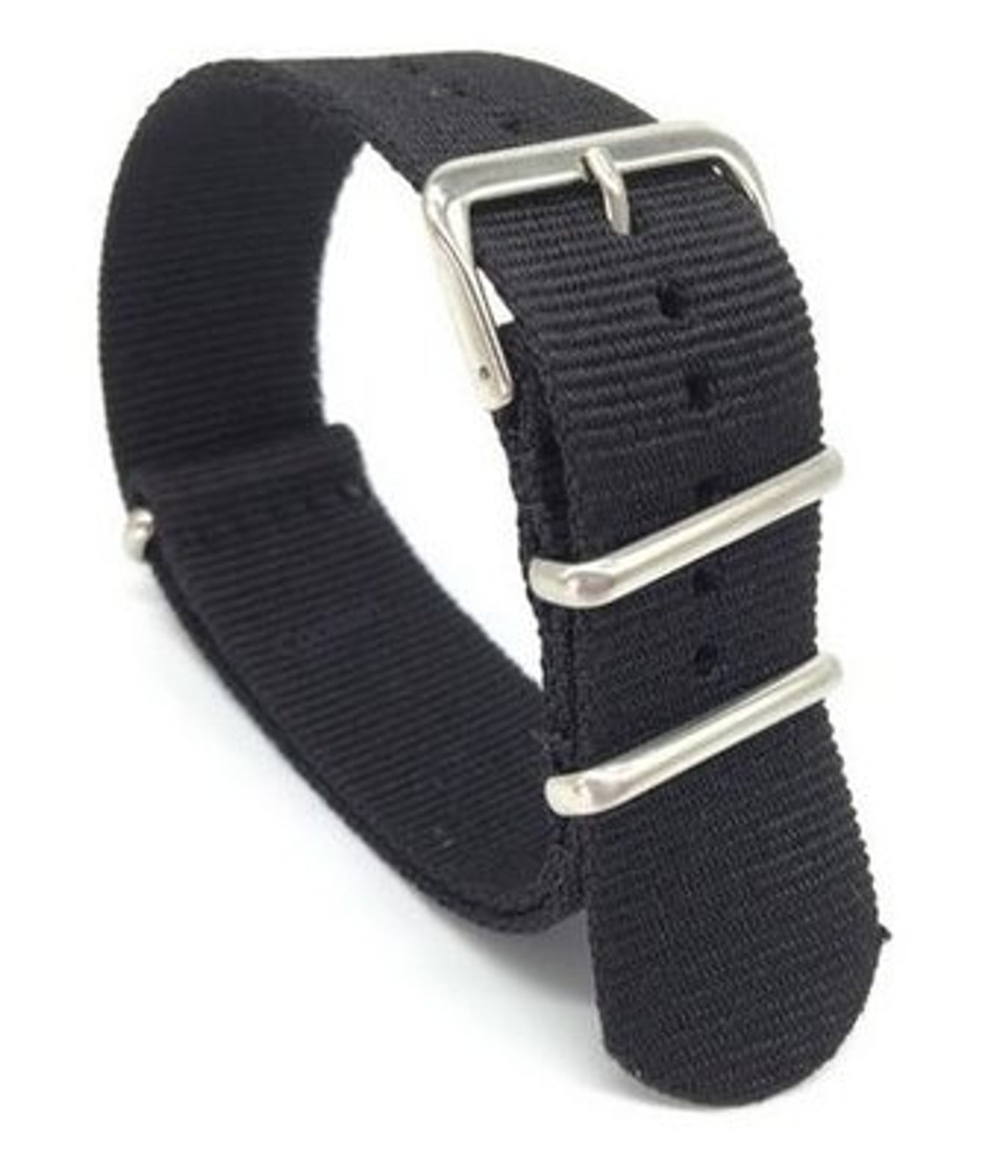 NATO strap black 24 mm | Helveti.eu