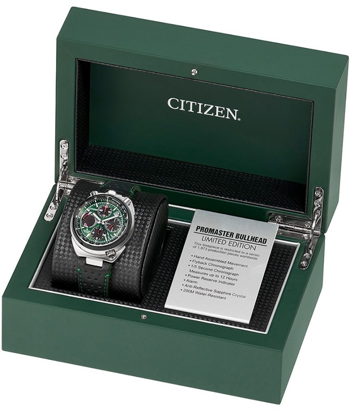 Citizen Promaster Chronograph Bullhead Racing Limited Edition AV0076 ...