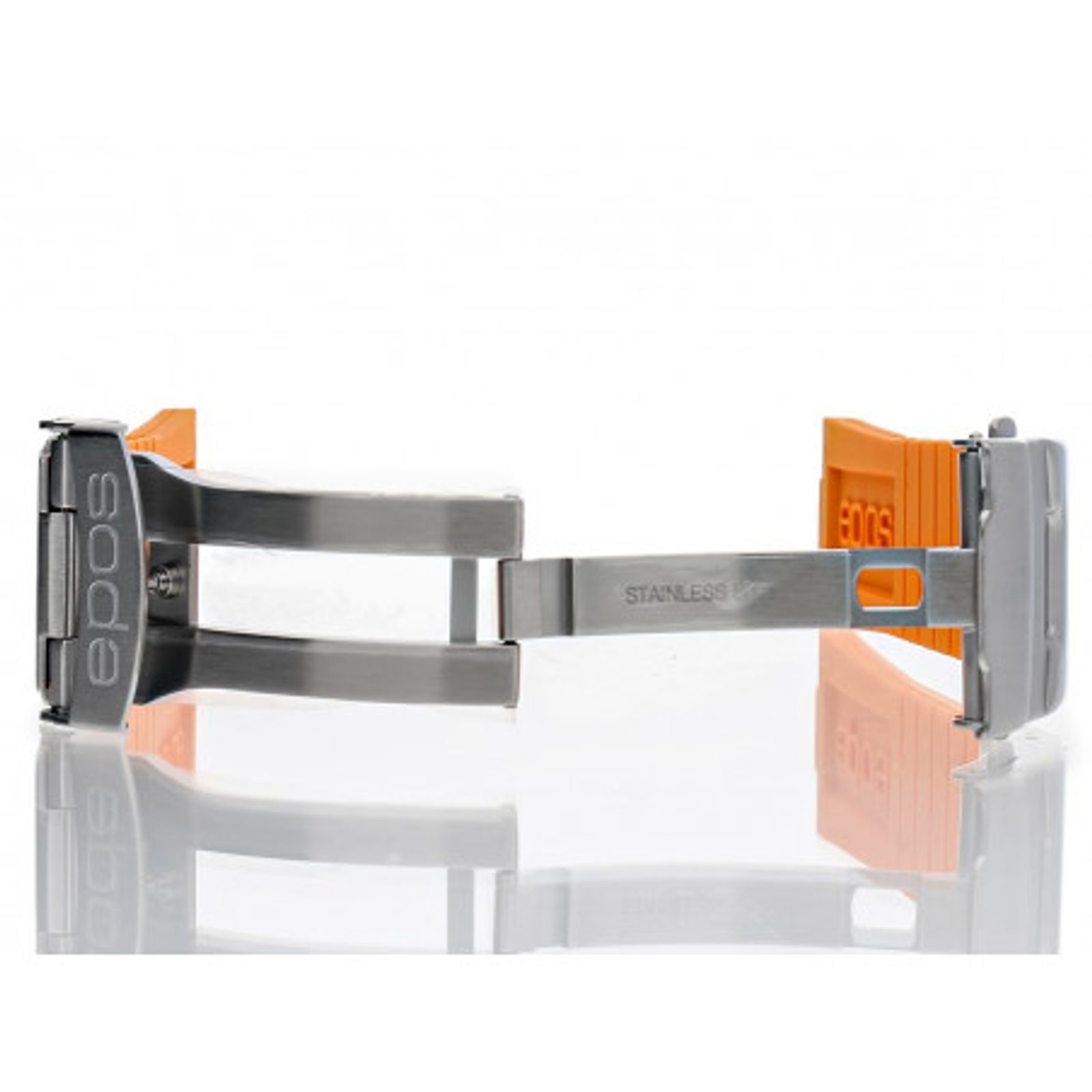 Rubber strap Epos orange 22 mm | Helveti.eu | Helveti – Víc než hodinky