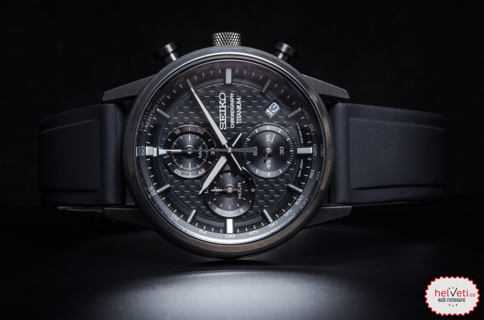 Seiko Quartz Titanium Chronograph SSB393P1 | Helveti.cz