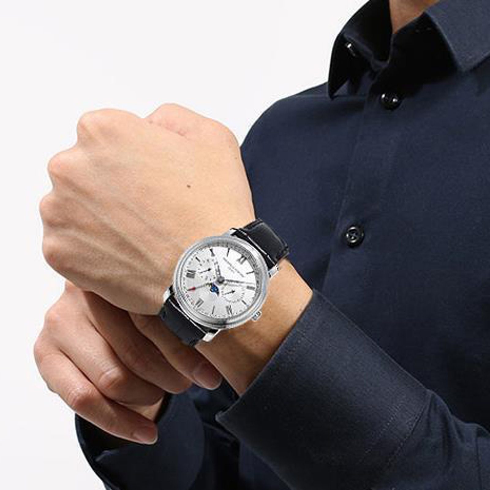 Frederique Constant Classics Gents Business Timer Quartz FC-270SW4P6 ...