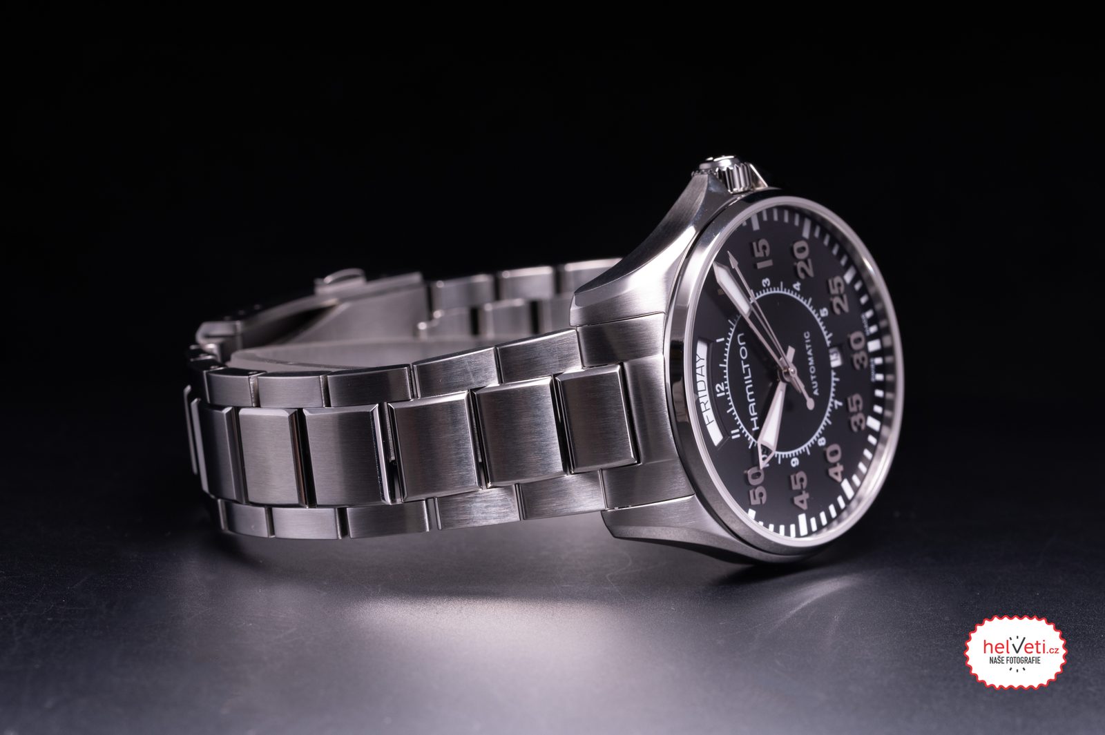 Hamilton Khaki Aviation Pilot Day Date Car H64615135 | Helveti.eu ...