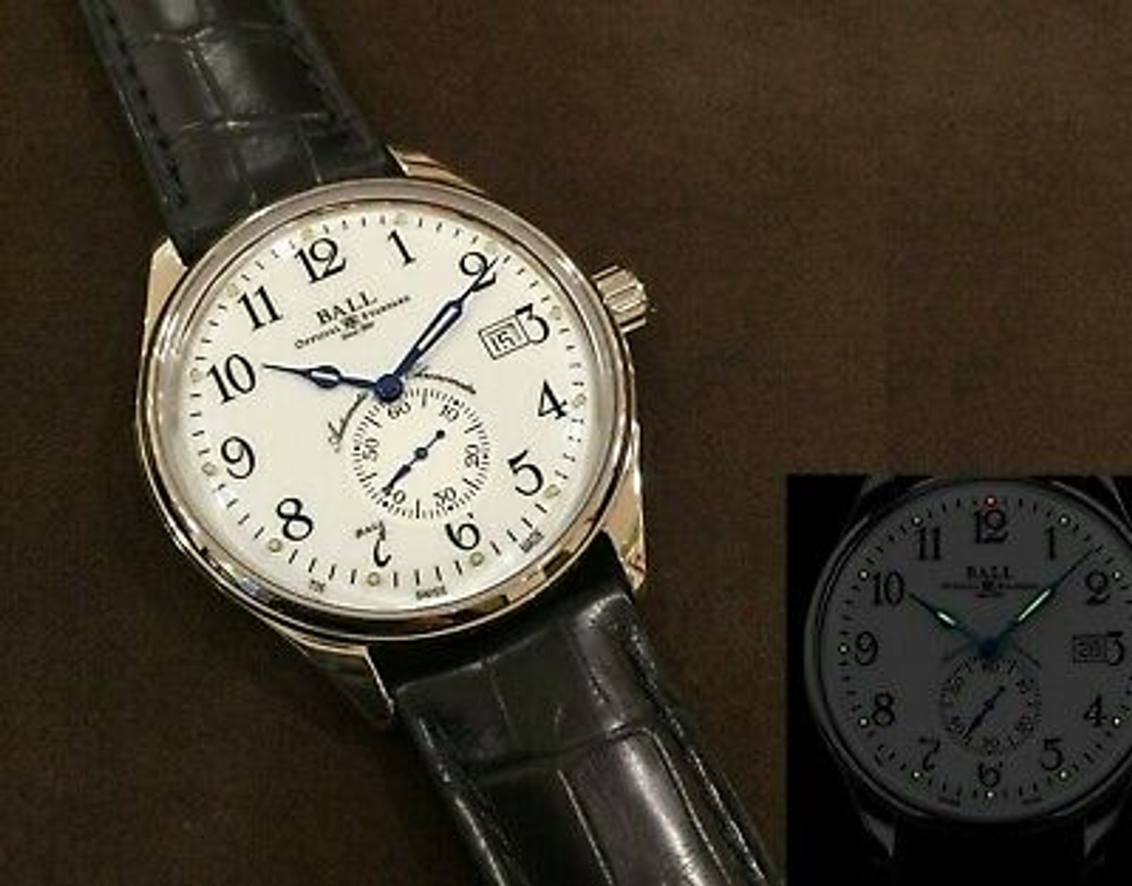 Ball Trainmaster Standard Time COSC NM3888D-LL1CJ-WH | Helveti.cz