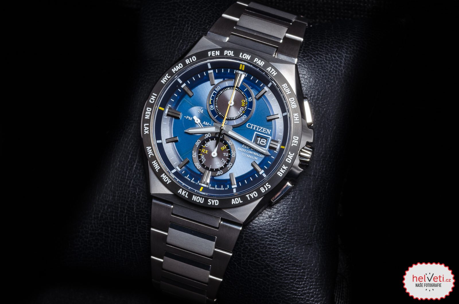 Citizen Worldtime Radio Controlled Super Titanium AT8234-85L | Helveti.cz