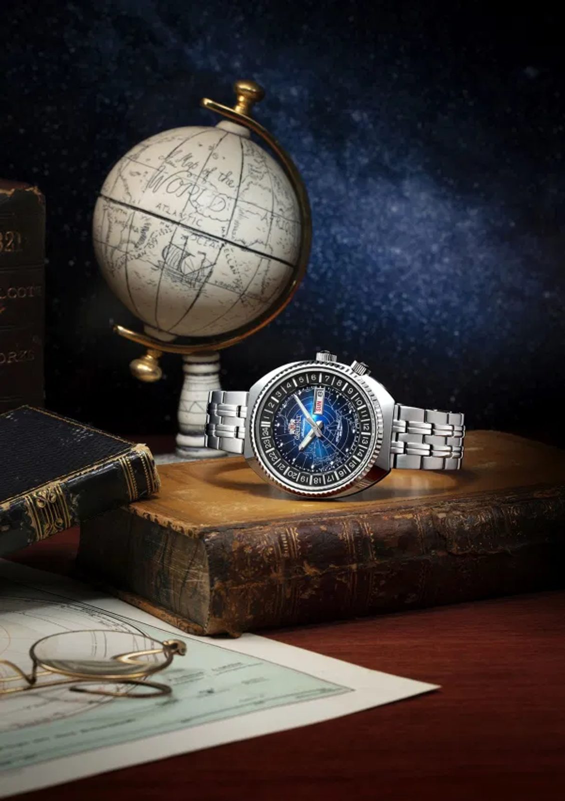 Orient World Map RA-AA0E03L | Helveti.cz