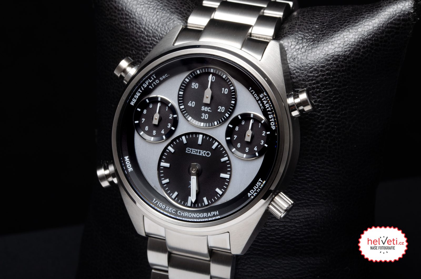 Seiko Prospex SFJ001P1 Speedtimer 1/100 sec Solar Chronograph | Helveti.cz