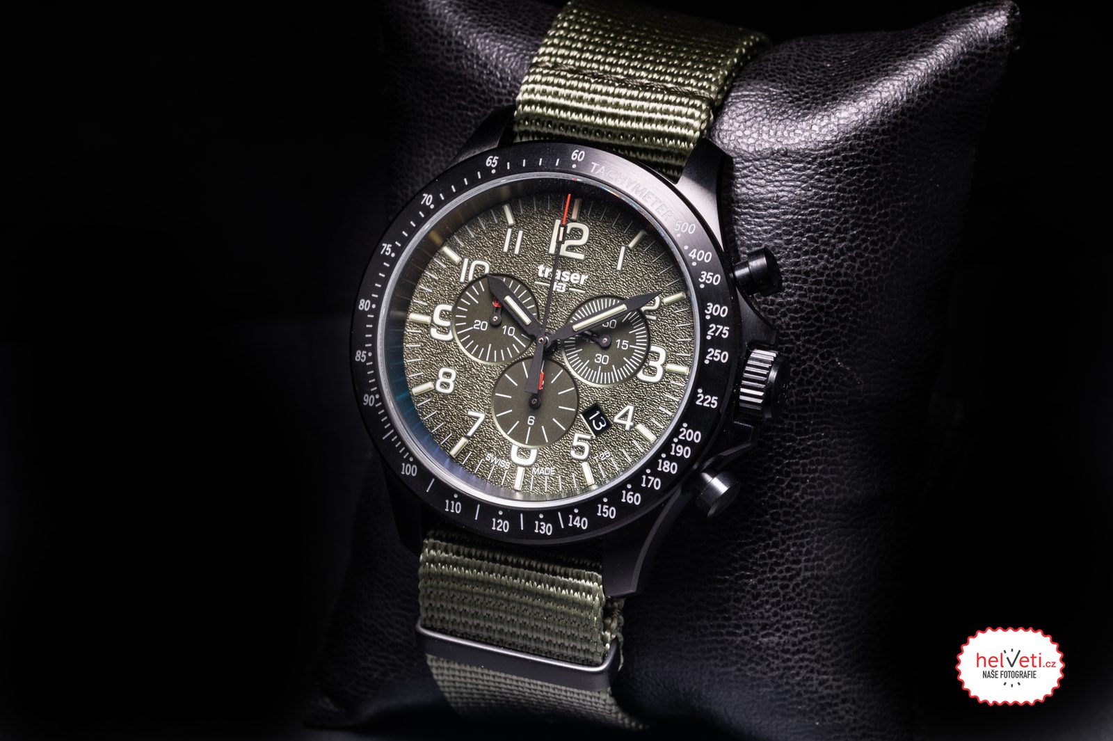 Traser P67 Officer Pro Chronograph Green Nato | Helveti.cz