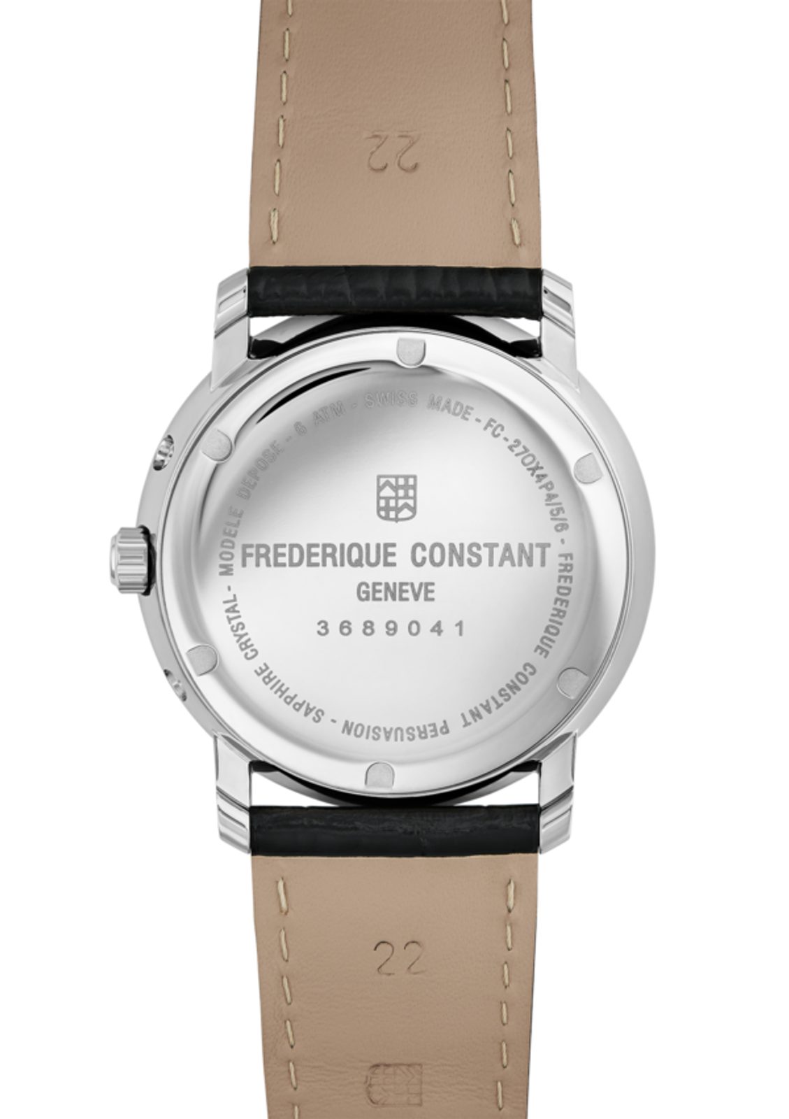 Frederique Constant Classics Gents Business Timer Quartz FC-270SW4P6 ...