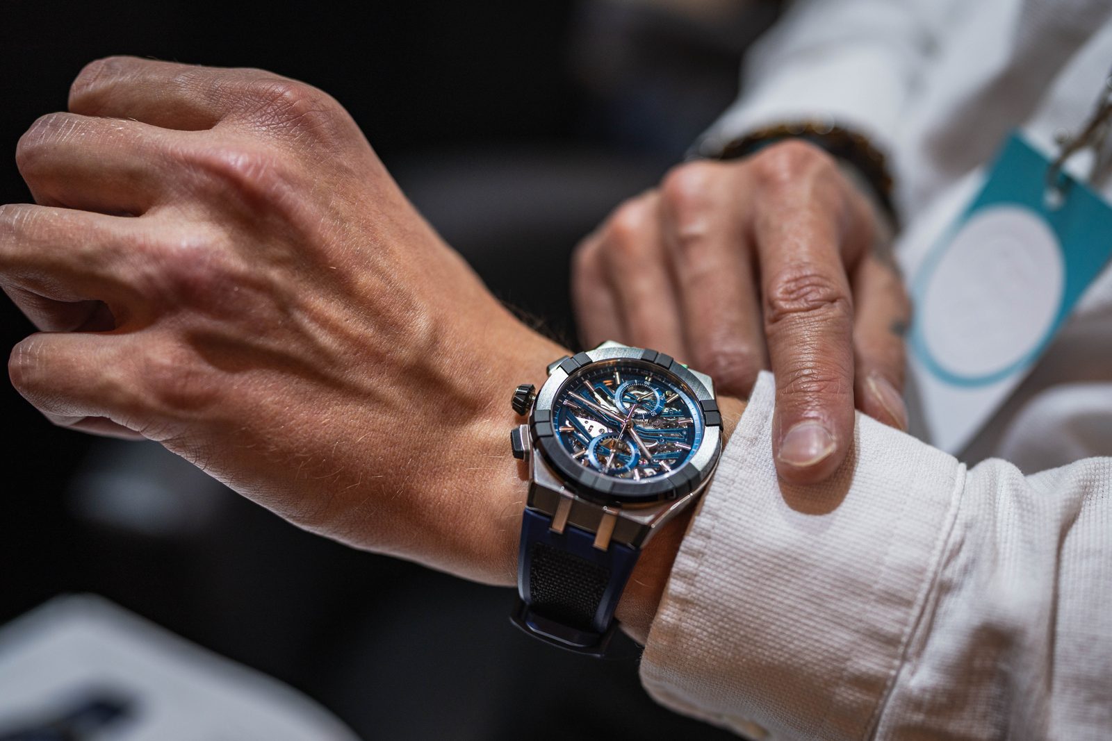Maurice Lacroix Aikonic Chronograph Skeleton AC8018-SSL20-030-4 ...