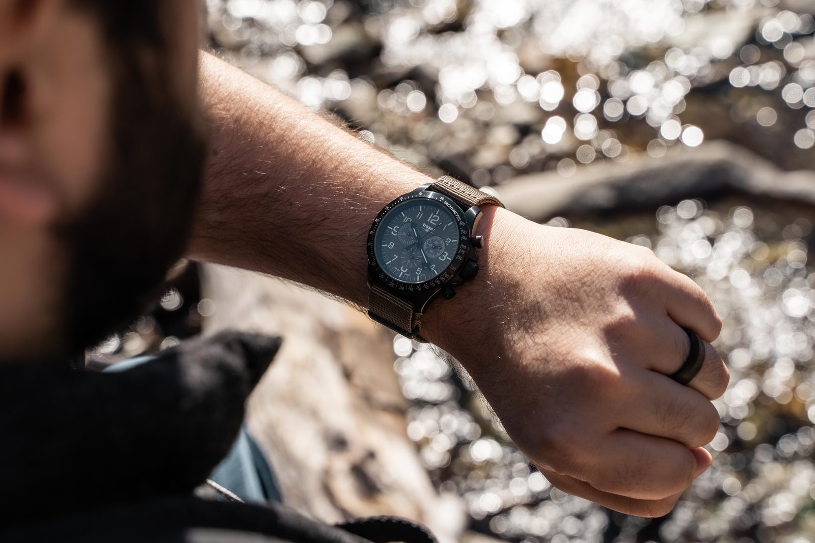 Traser P67 Officer Pro Chronograph Khaki Nato | Helveti.cz