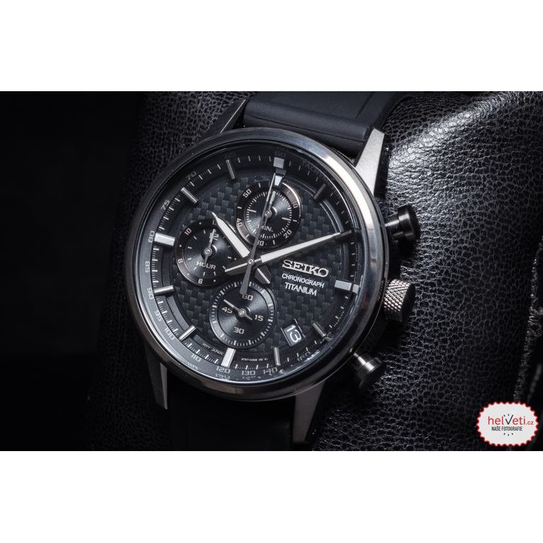 Seiko Quartz Titanium Chronograph SSB393P1 | Helveti.cz