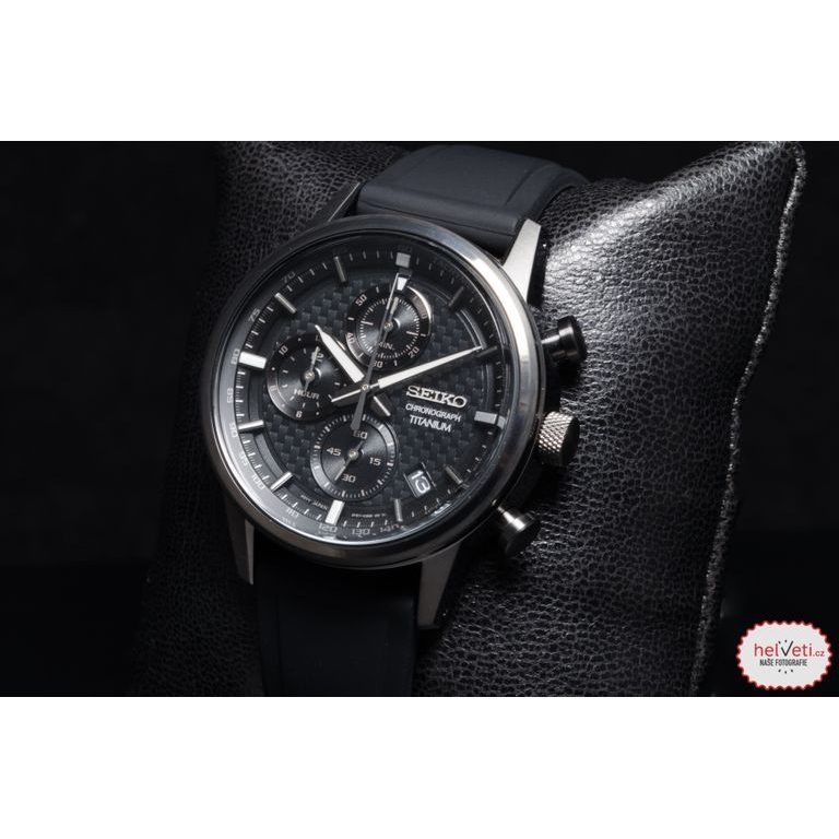 Seiko Quartz Titanium Chronograph SSB393P1 | Helveti.cz