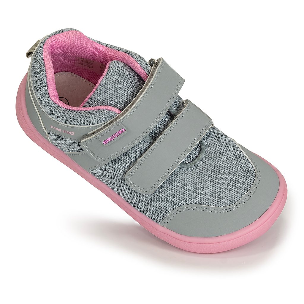 Dívčí barefoot tenisky NOLAN GREY, Protetika, šedá | Pidilidi.cz